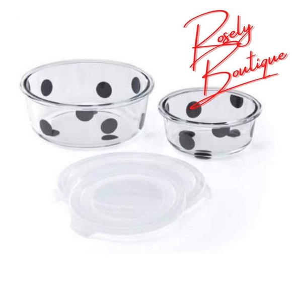 kate spade | Kitchen | Kate Spade Dishes With Resealable Lids | Poshmark